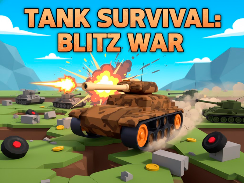 Tank Survival: Blitz War 🕹️ Main online di SGameS