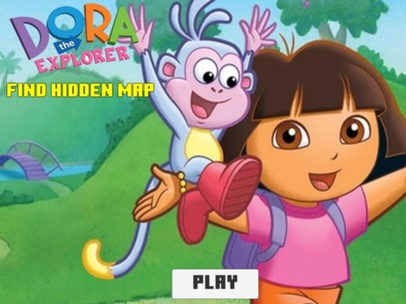 Dora the Explorer: Find Hidden Map 🕹️ Main online di SGameS
