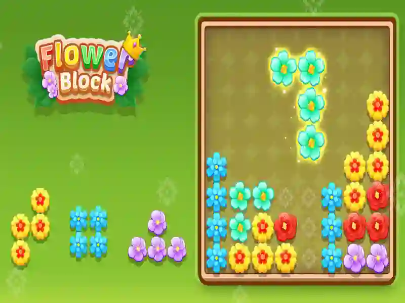Flower Block 🕹️ Main online di SGameS